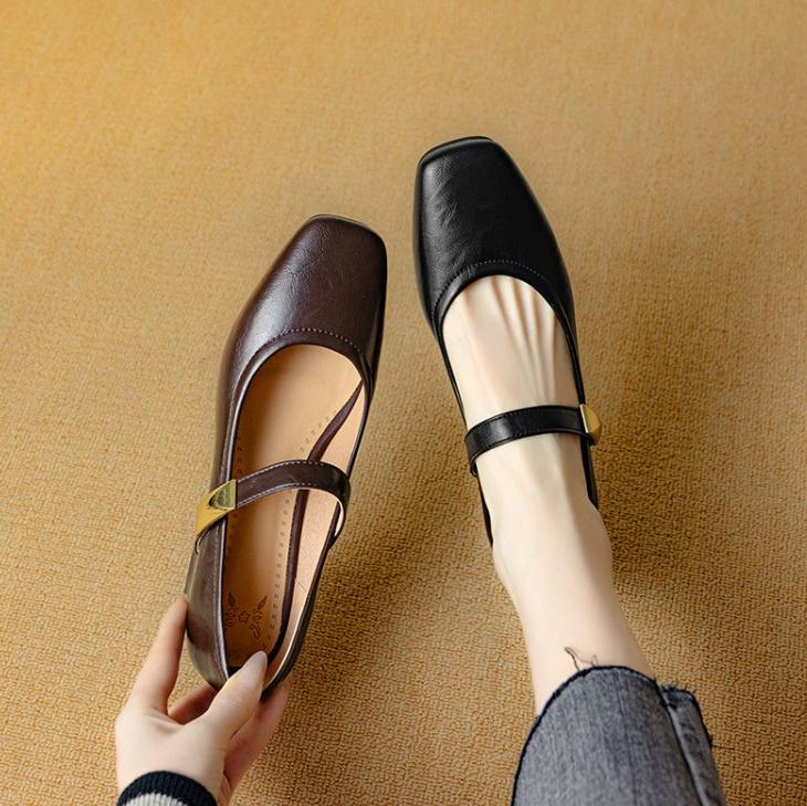 Petite Feet Block Heel Pumps For Women FS216 - AstarShoes