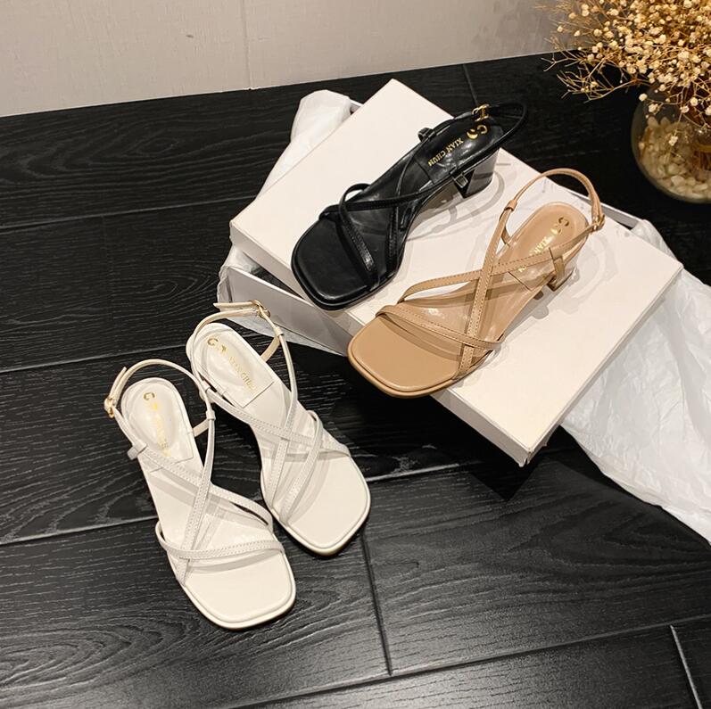 Petite Feet Strappy Block Heel Summer Sandals ES116 - AstarShoes