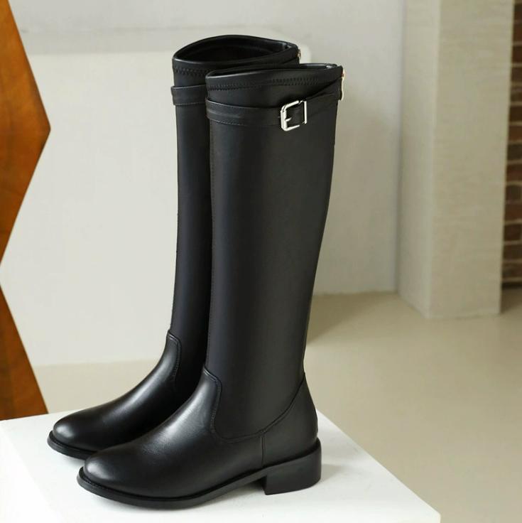 Petite Knee High Long Boots For Small Feet Women FS196 - AstarShoes