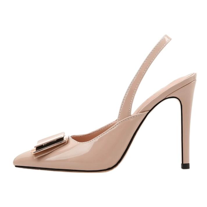 Slingback Patent Heels For Petite Feet Women MS118 - AstarShoes