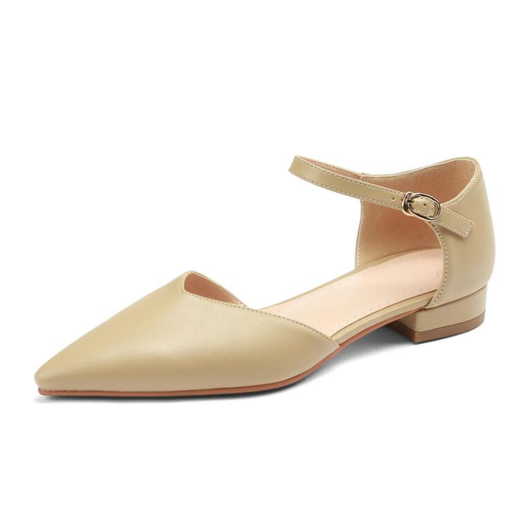 Small Feet Ladies Pointy Flat Heel Sandals MS123 - AstarShoes