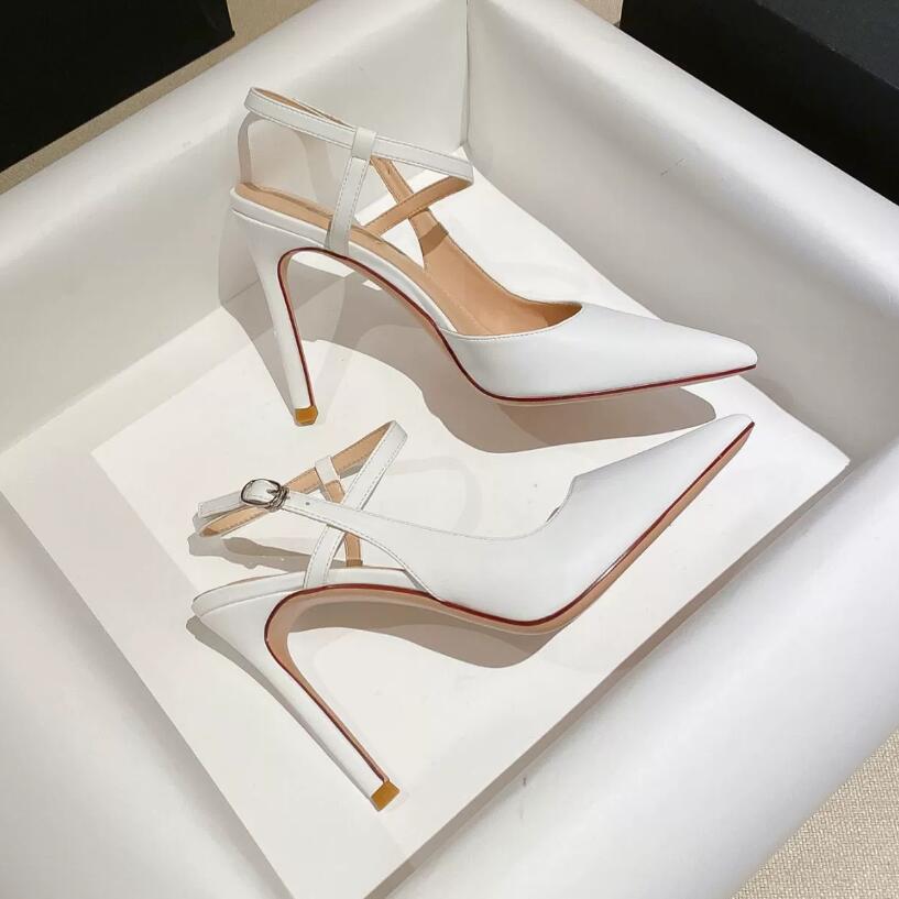 Small Feet Women's Slingback Back Side Empty Heels MS351 - AstarShoes