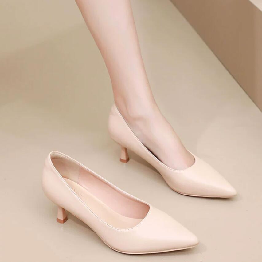 Women's Petite Feet Kitten Heel Pump Shoes ES94 - AstarShoes
