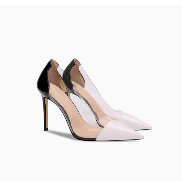 Women's Pointed Clear High Heel Shoes TS246 - AstarShoes