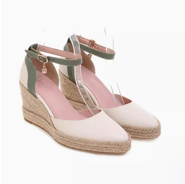 Women's Small Size Pointy Wedge Heel Sandals MS304 - AstarShoes