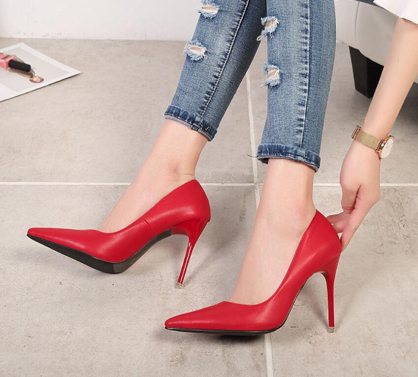 Petite Size 1 Pointed High Heel Shoes GS377 - AstarShoes