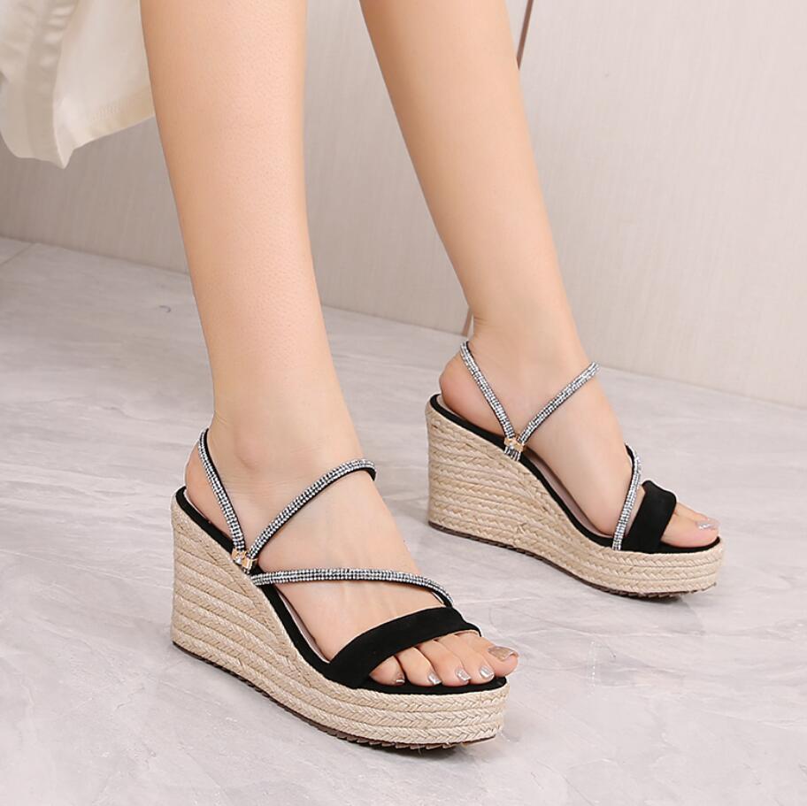 Small Feet Platform Wedge Heel Sandals GS368 - AstarShoes