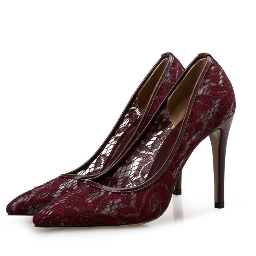 Small Size Lace Mesh Shoes For Women GS23 - AstarShoes