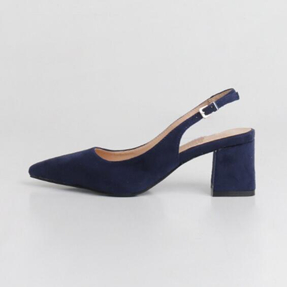 Small Size Slingback Mid Heels BS99 - AstarShoes