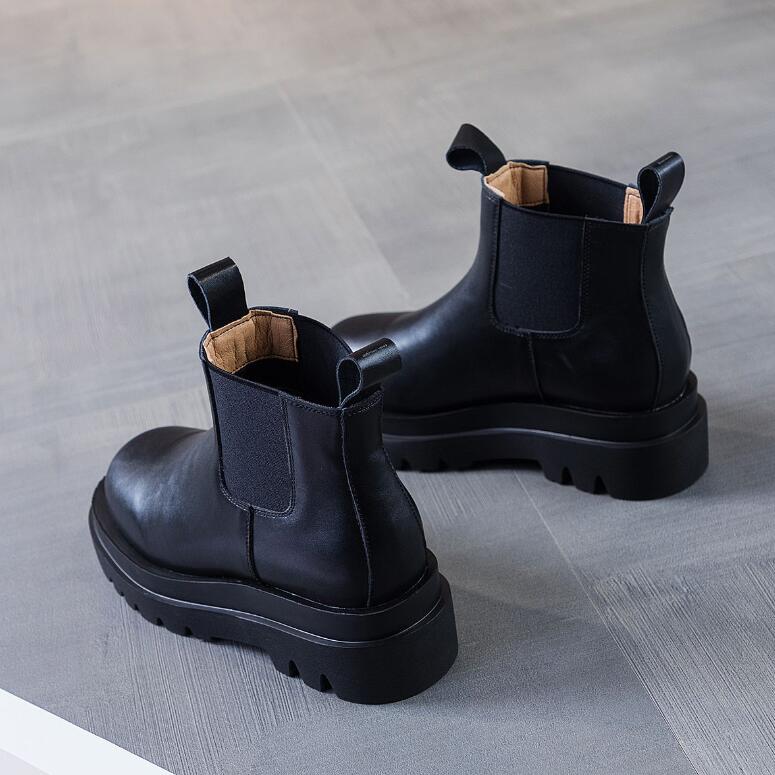 Small Size Slip On Short Boots GS223 - AstarShoes