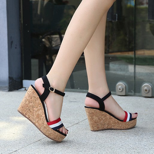 Small Wedge Shoes For Petite Feet Women DS212 - AstarShoes