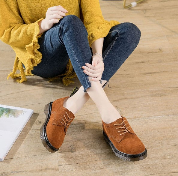 Small Feet Lace Up Casual Leather Shoes AP61 - AstarShoes