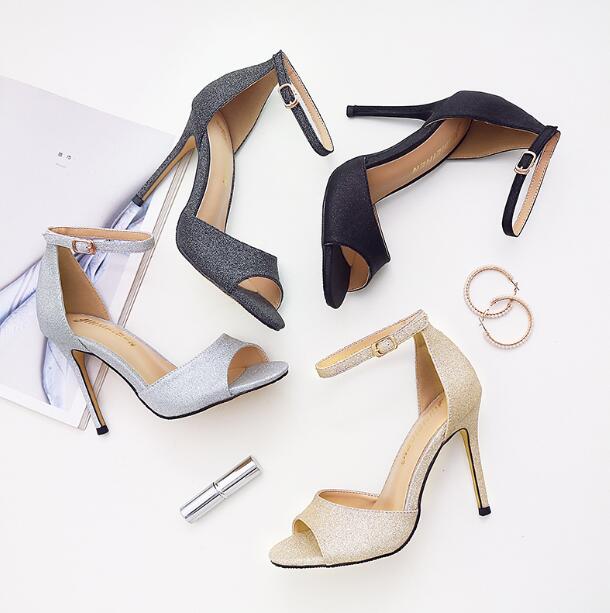 Small Feet Women's Peep Toe Prom Dress Shoes SS86 - AstarShoes