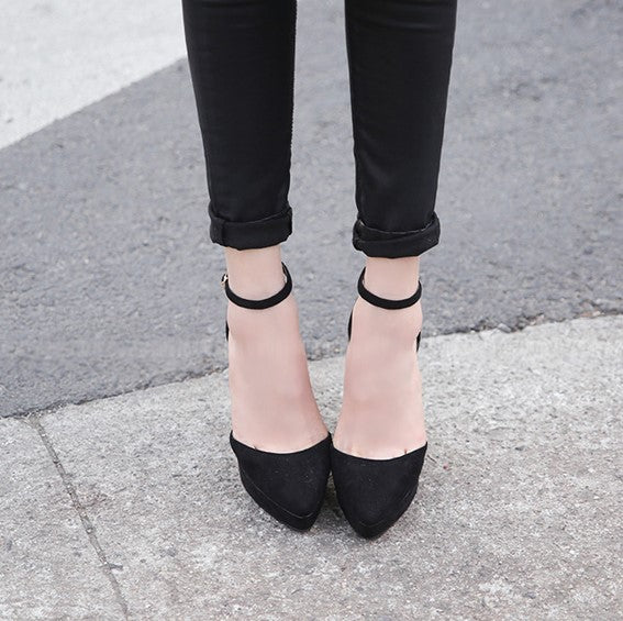 Small Size Platform High Heel Sandals SS331 - AstarShoes