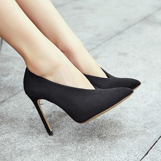 Small Size Pointy High Heel Pumps AP211 - AstarShoes